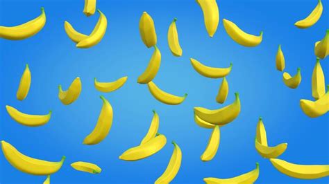Animated Banana Stock Video Footage For Free Download