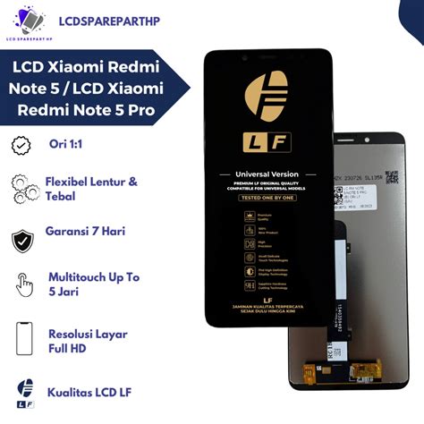 Jual Lcd Xiaomi Redmi Note 5 Lcd Xiaomi Redmi Note 5 Pro Fullset