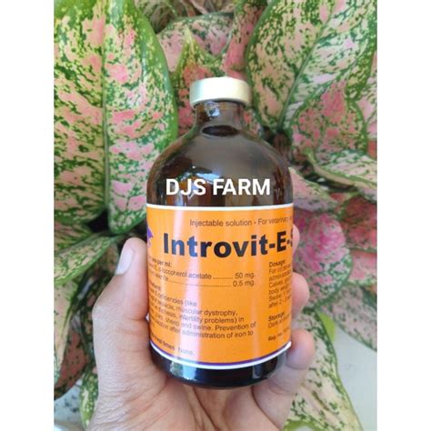 Jual Introvit E Selen 100 Ml Introvit E Selenium Holland Vitamin E Meningkatkan Kesuburan Sistem