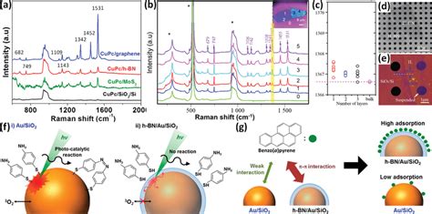A Raman Spectra Of The Cupc Molecule On The Blank Sio2si Substrate