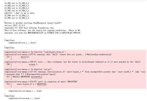 problem about spa against rsa on xmega chipwhisperer software newae