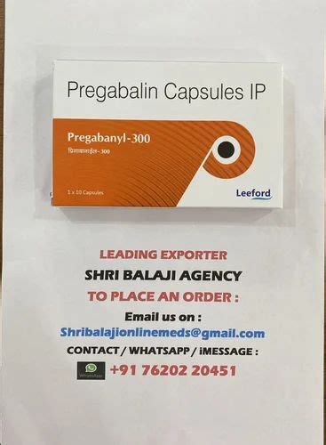 Pregabanyl 300 Capsules At Rs 200 Stripe In Nagpur Id 2854174888212