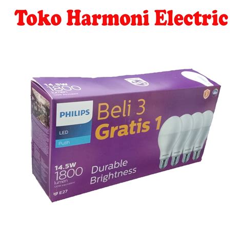 Jual Lampu Philips Led Watt Multipack Mycare Ledbulb W K Putih Beli Gratis