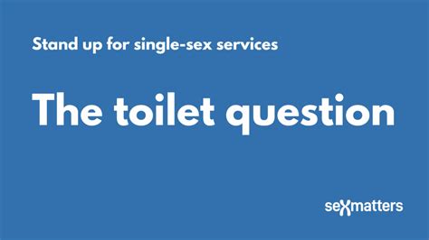 The Vexed Issue Of Toilets Sex Matters