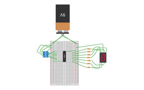 Circuit Design Decodificador Bcd Display 7 Segmentos Tinkercad