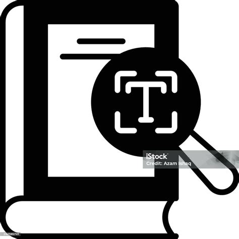 문헌 검토 도구 벡터 아이콘 디자인 인공 일반 지능 기호 자연어 처리 기호 기계 및 딥 러닝 스톡 일러스트레이션 Ai 교과서 리더 모델 개념 0명에 대한 스톡 벡터 아트 및