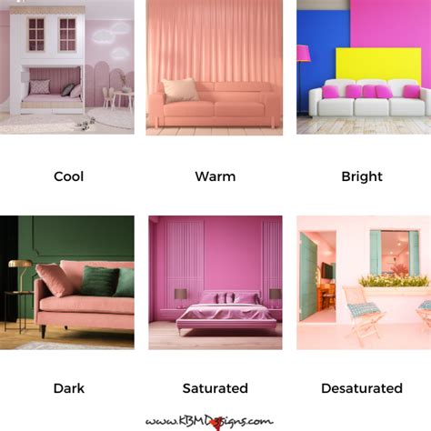 Different Shades Of Pink In Interior Design KBM D3signs