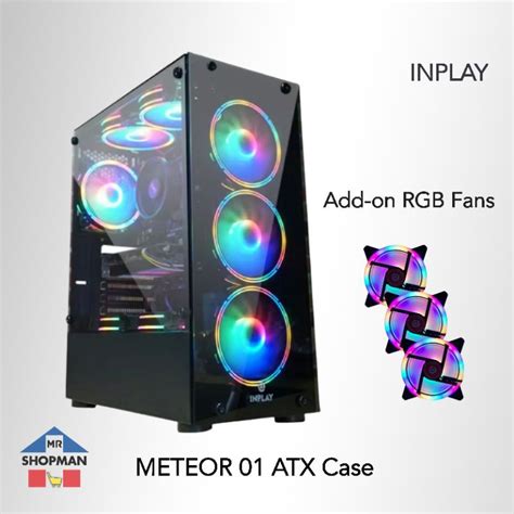 Inplay Meteor 01 Desktop Computer Pc Case Shopee Philippines