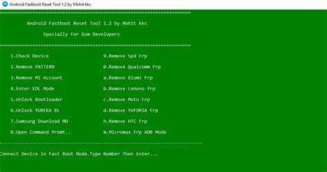 Descargar Android Fastboot Reset Tool HardReset Info