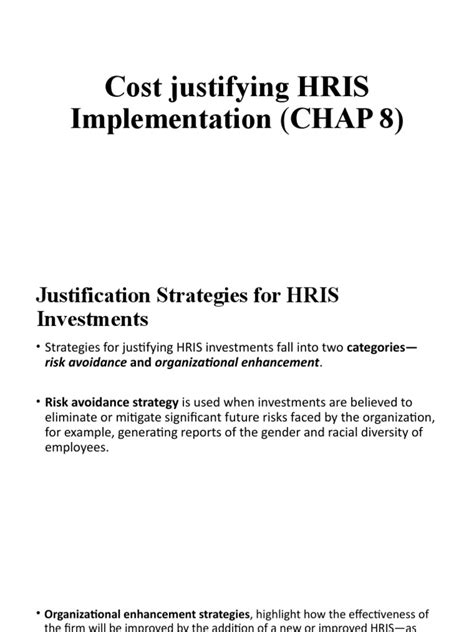 Hris 5 Pdf Costbenefit Analysis Business