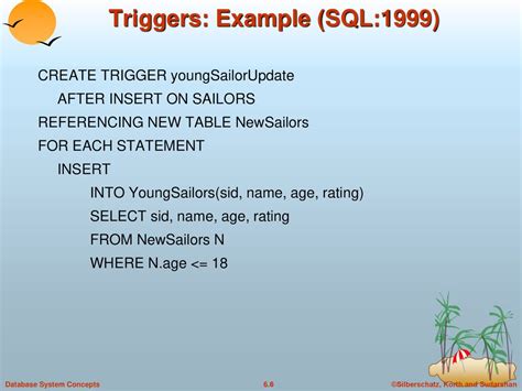 Triggers A Trigger Is A Statement That Is Executed Automatically By The