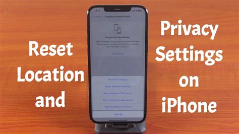 How To Reset Location And Privacy On IPhone YouTube