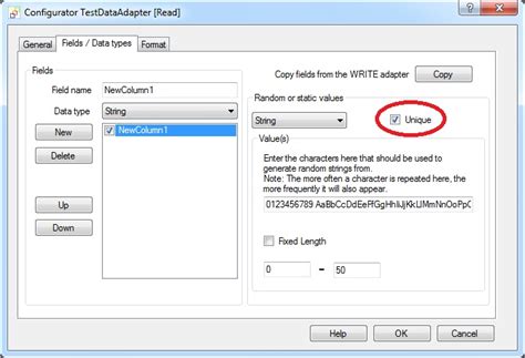 TestData Adapter Generating Test Data