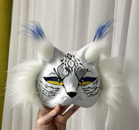 Маска для квадробики белая рысь 850 грн Витвори майстрів рукоділля Одеса на Olx
