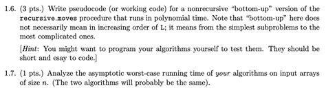 Problem 1 12 Pts Recursion Vs Memoization You Are