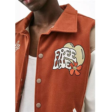 Lovestruck High Free Love Basit Eniafe Varsity Jacket