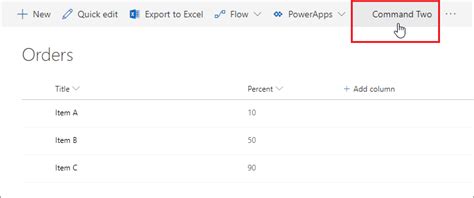 Microsoft Teams SharePoint How To Add Button To Navbar In List Template Stack Overflow