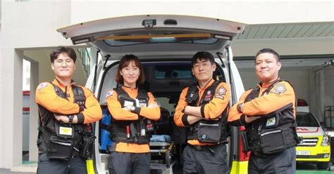 응급분만 도운 대전소방구급대원들