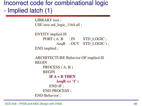 PPT Synthesizable VHDL Coding Rules And Operations PowerPoint