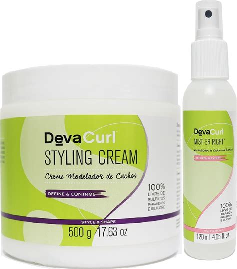 deva curl mascara styling cream 500g e mister rignt 120ml