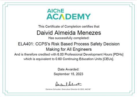 Daivid Menezes On Linkedin Processsafety Ccps Psm Rbps Psmpills