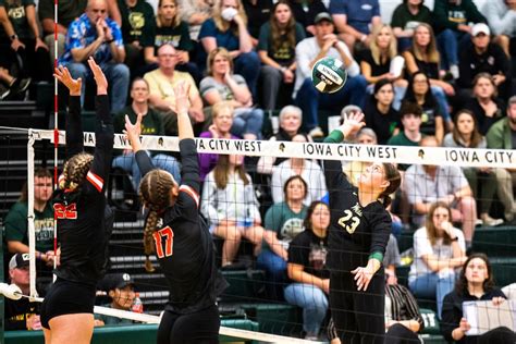 Gritty Iowa City West Volleyball Wins Battle For The Spike Trophy For