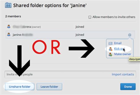 How To Unsharing A Folder In Dropbox • Brand Glow Up