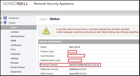SonicWall NSA Firmware Upgrade GUI Technology Edledge
