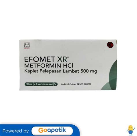 Jual Efomet Xr 500 Mg Box 60 Kaplet Di Seller Apotek Mitra Perintis Medan Tanjung Mulia Kota