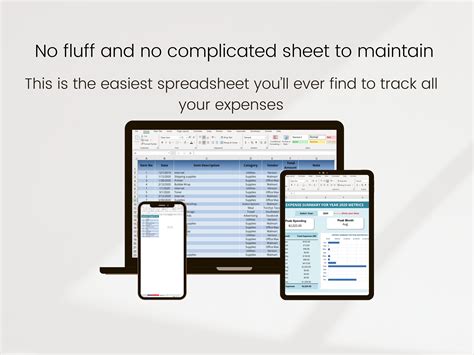 Expense Tracker Spreadsheet Excel Expense Tracker Template Small Business Expense Report