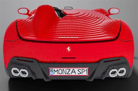 Life Sized Lego Ferrari Monza Sp1 Is Inspiration Enough For Budding Automotive Fans Yanko Design
