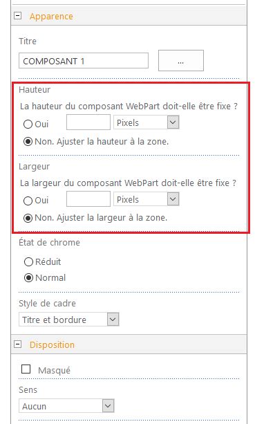 [débutant] modifier un composant webpart sharepoint