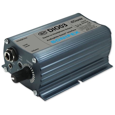 RCB Logic Sonifex Dante To Headphone Output Mm Stereo Jacks With Volume Control