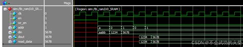 使用verilog代码实现ram—单端口ram verilog ram csdn博客
