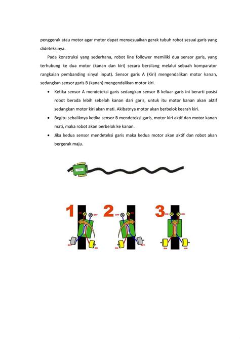 Robot Line Follower Sederhana Menggunakan Transisto Dan Photo Dioda Pdf