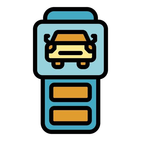 Premium Vector Car Keyless System Icon Outline Car Keyless System