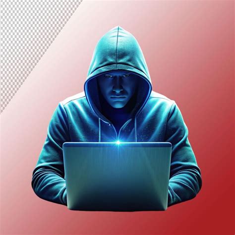 Premium PSD Hacker Neon Light On Transparent Background