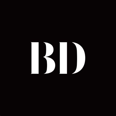 Bd Logo Letter Initial Logo Designs Template 2767567 Vector Art At Vecteezy