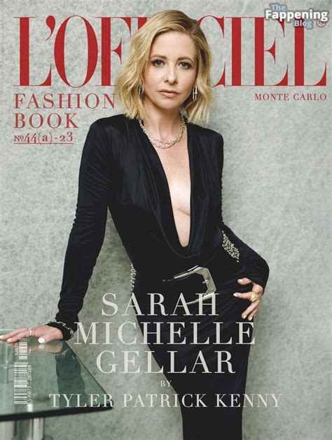 Sarah Michelle Gellar Sexy Lofficiel Fashion Book June 2023 Issue