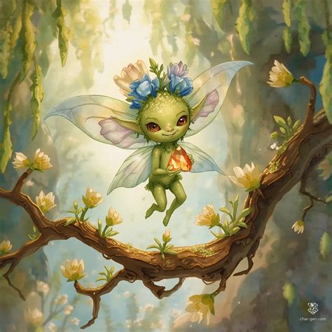 Bloom Sprite Fantasy Monster Generated By Chargen
