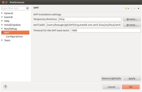 Smt Solvers Plug In Event B