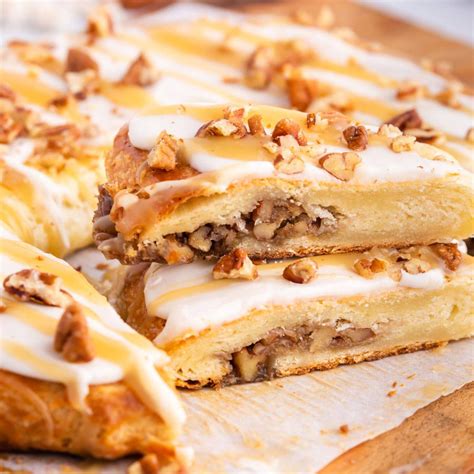 Pieces Of Danish Kringle Pecan Kringle Recipe Danish Almond Kringle