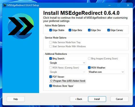 edgedeflector alternative for windows 11 msedgeredirect