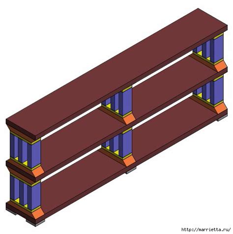 Книжная полка или подставка под телевизор своими руками