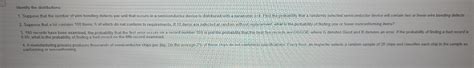 Identify The Distributions 1 Suppose That The Number