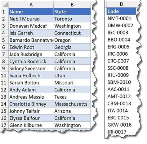 Generate Codes Dynamically With A Pattern From Your Data