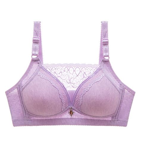 Honveio Push Up Bras For Sagging Breasts Woman Color Thin And Underwire Hoop Gathered Breathable