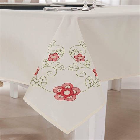 Toalha De Mesa Retangular 8 Lugares Dália Guga Tapetesa Toalha De Mesa
