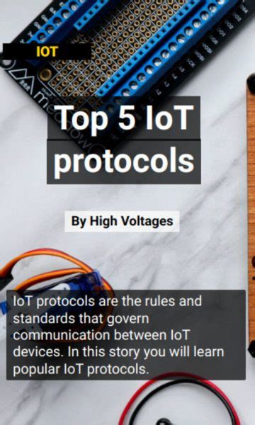 Iot Protocols Best 8 In The List High Voltages