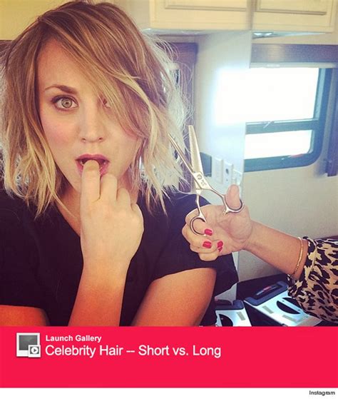 Kaley Cuoco Chops Off Blonde Locks See Her Short New Do